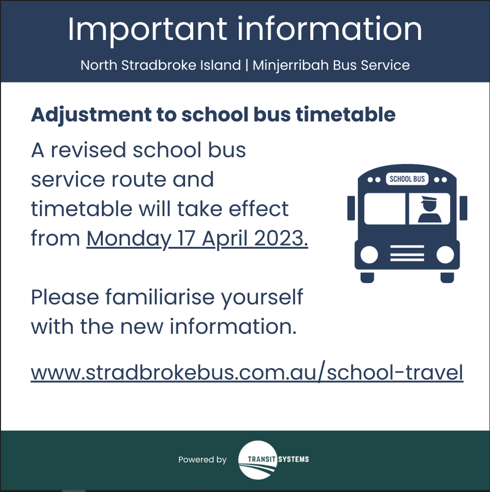 School Bus Information Term 2
